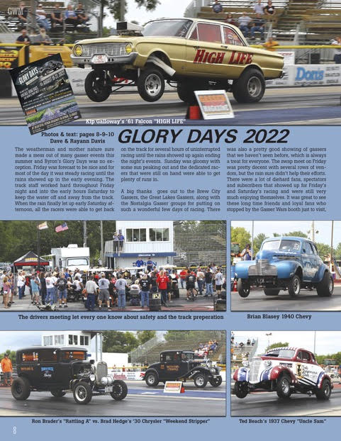 1957 Vette Gasser Wars Magazine
